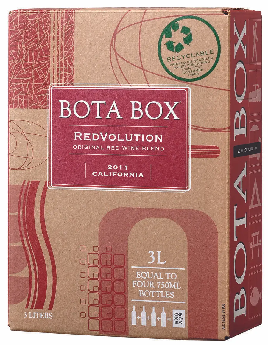 Bota Box RedVolution, 2011 (California); $19.99/3L | TheWineBuzz