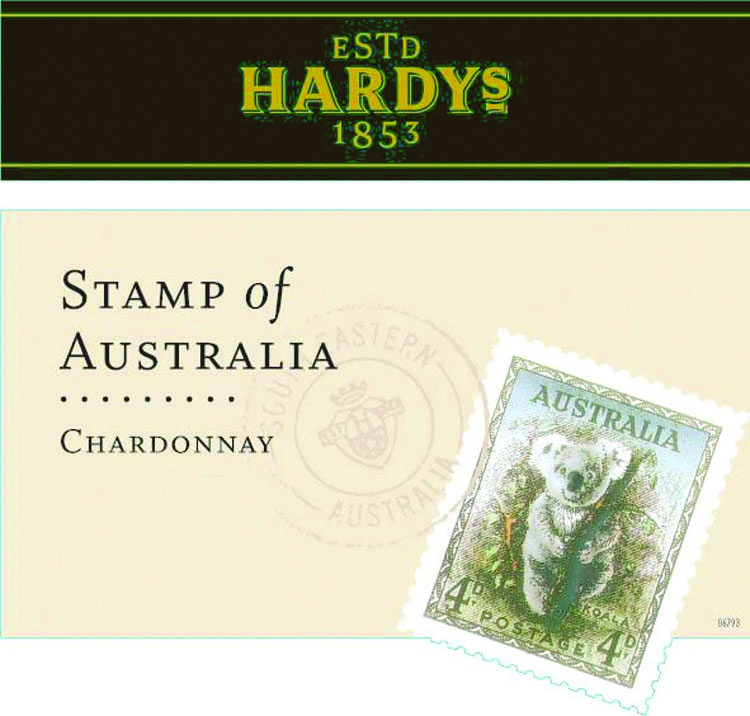 Hardy’s Stamp of Australia Chardonnay, 2012 (South Eastern Australia ...